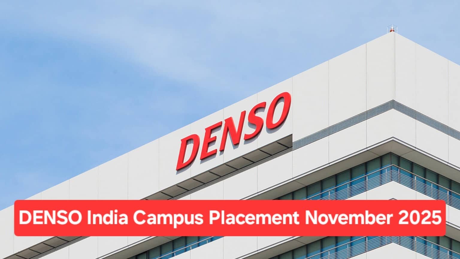 DENSO India Campus Placement November 2025